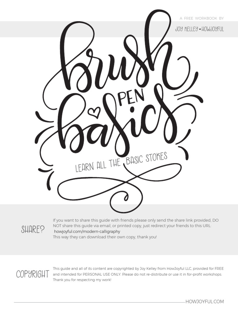 Howjoyful Brush Basics Guide | PDF
