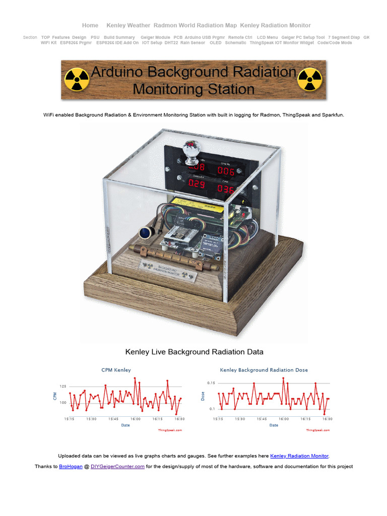 Arduino Geiger Counter Download Free Pdf Arduino Computer Monitor