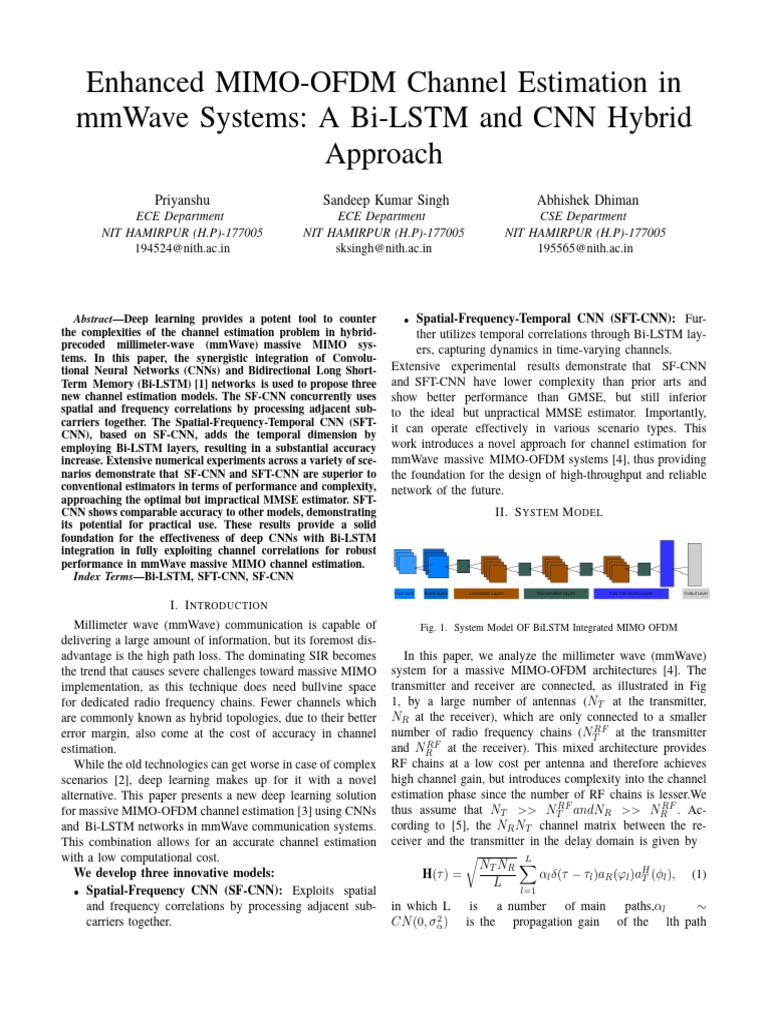 IEEE Conference Template (3) | Download Free PDF | Mimo ...