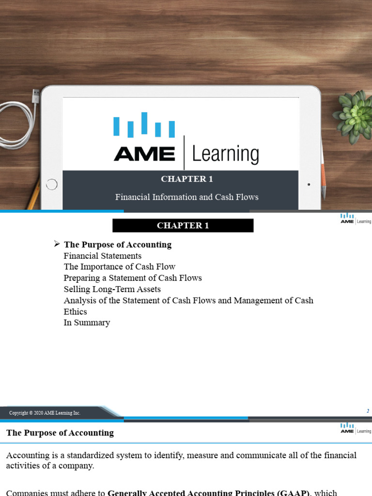 Hma 1st Chapter 1 | PDF | Cash Flow Statement | Income Statement