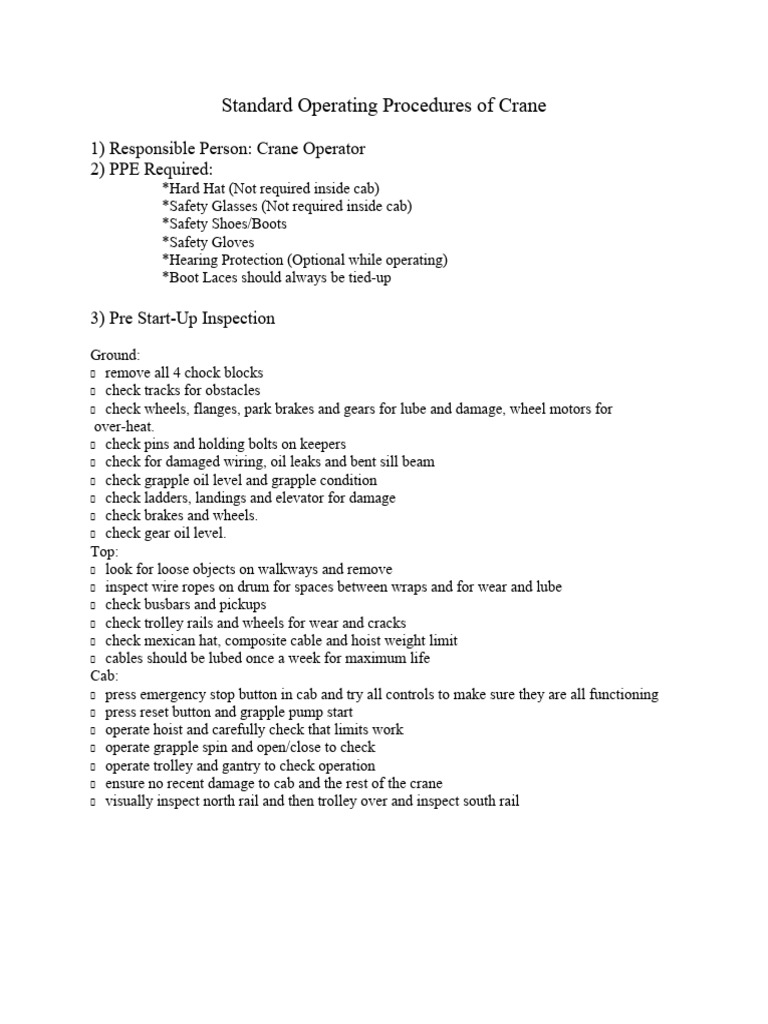 crane maintenance | PDF | Elevator | Crane (Machine)