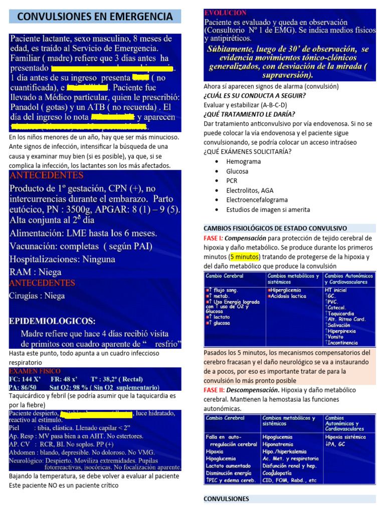 Manejo de Convulsiones | PDF | Epilepsia | Causas de la muerte