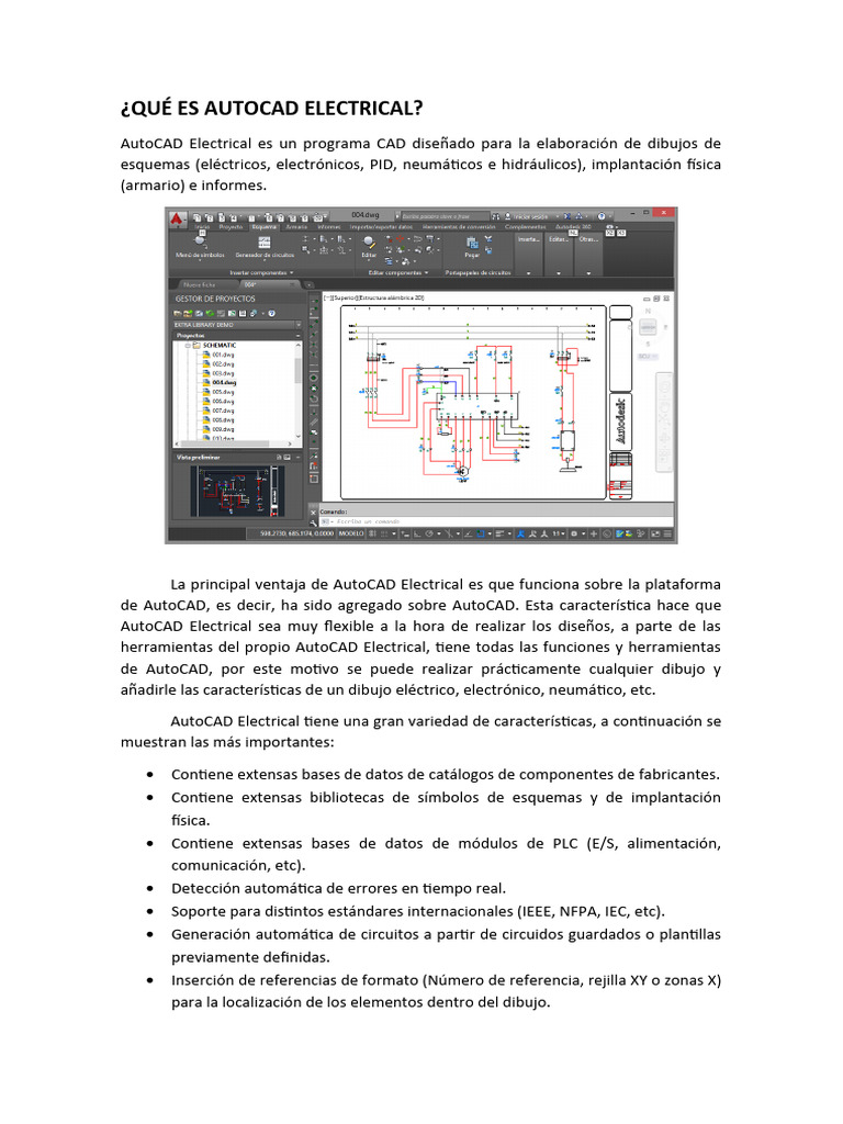 AutoCAD Electrical | PDF | Cad automático | Electrónica