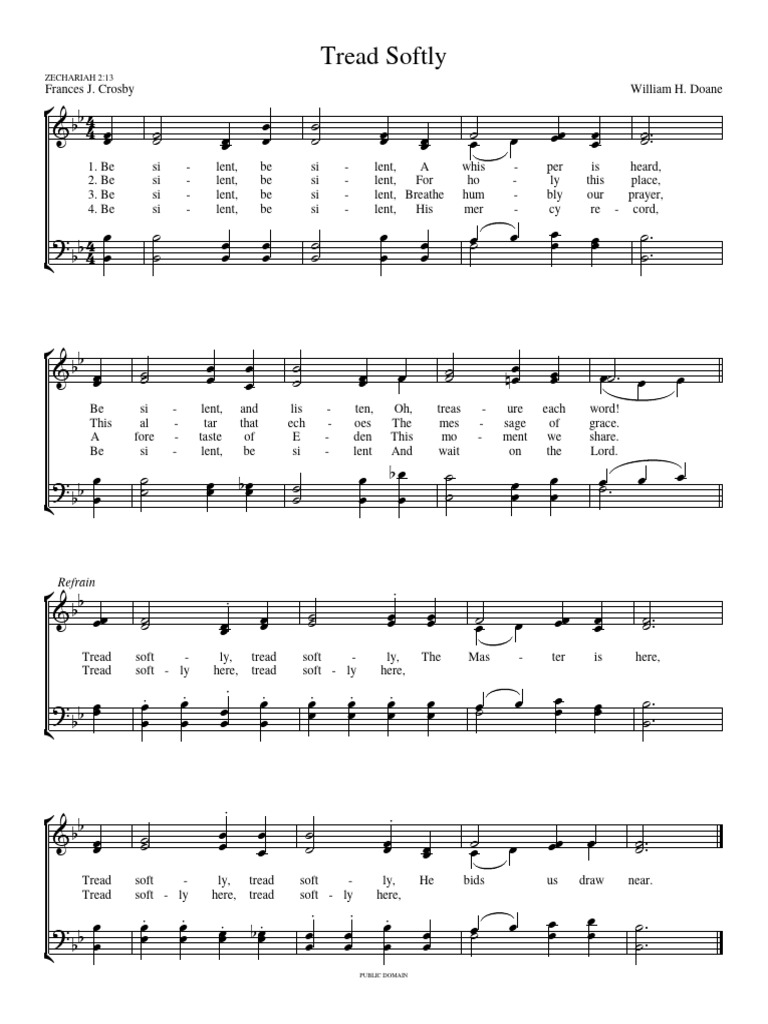 Tread Softly Lyrics and PDF | PDF | Language Arts & Discipline ...
