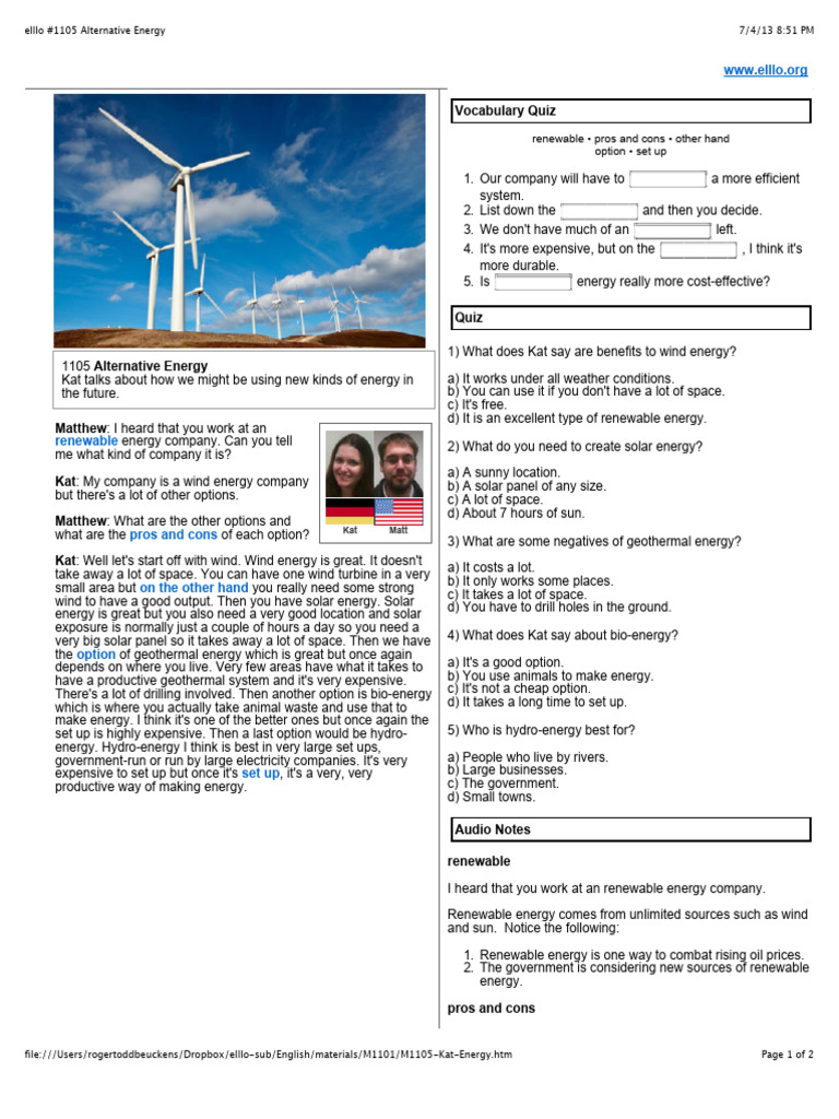 Alternative Energy | PDF | Renewable Energy | Wind Power