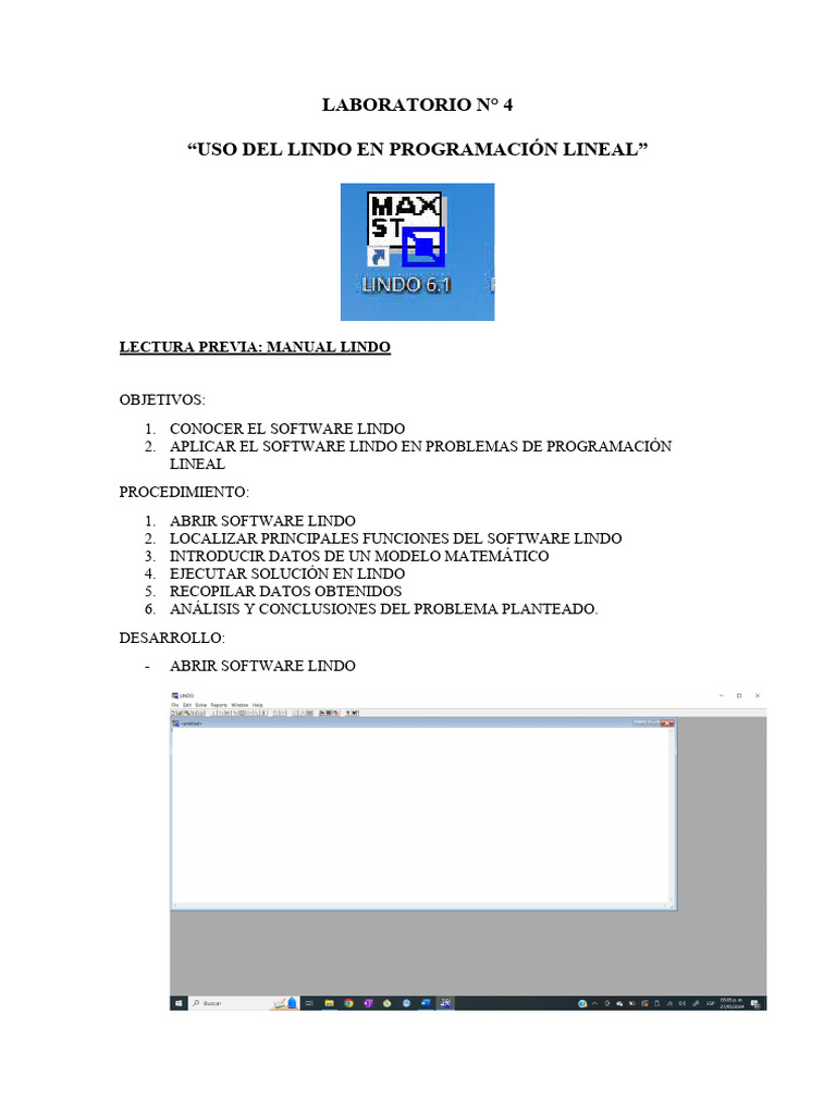 LINDO | Descargar gratis PDF | Software | Programación lineal