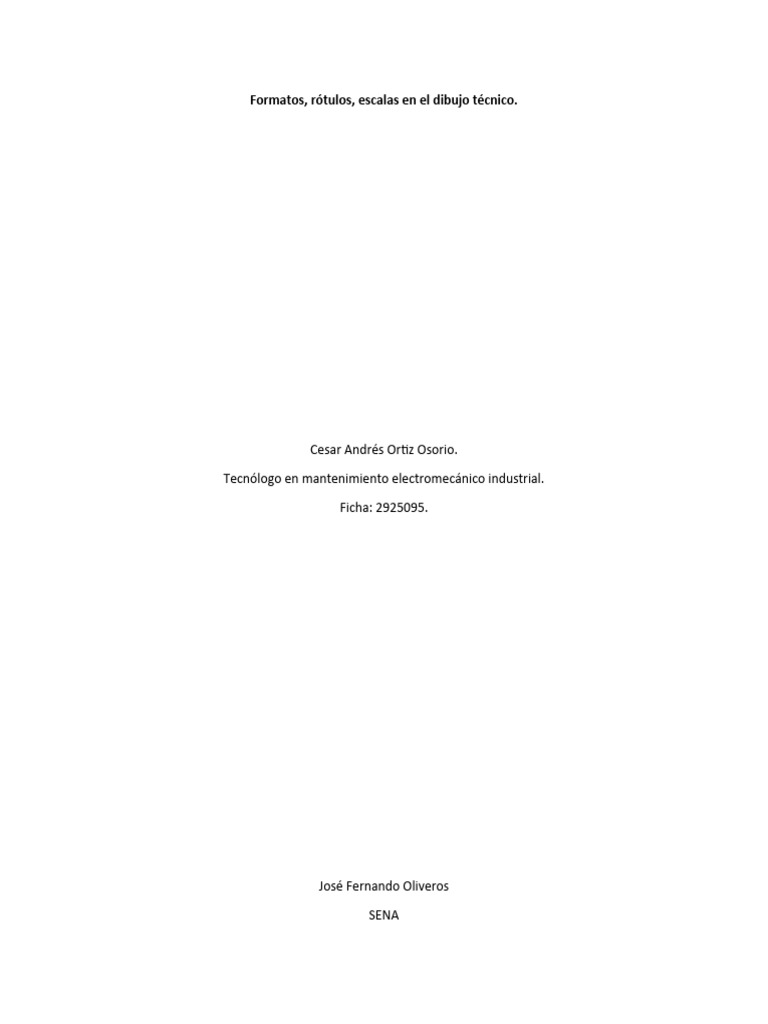 CESAR ORTIZ DIBUJO | PDF | Dibujo | Dibujo técnico