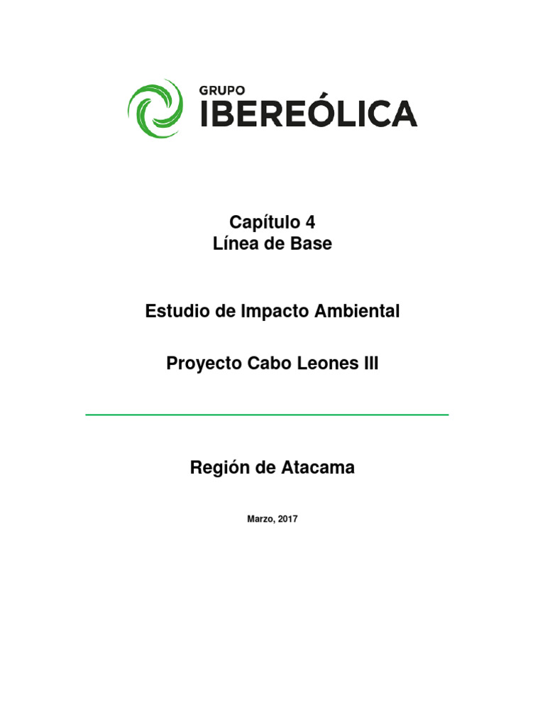 6bd EIA CL3 Cap4 Linea de Base | Descargar gratis PDF | Temblores | Inundar