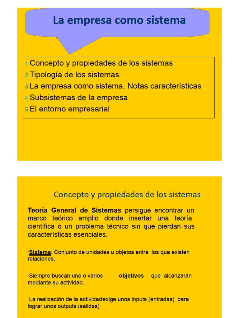 La Empresa Como Sistema | PDF | Sistema | Business