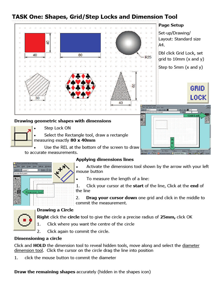 Geometric Drawing Guide | PDF