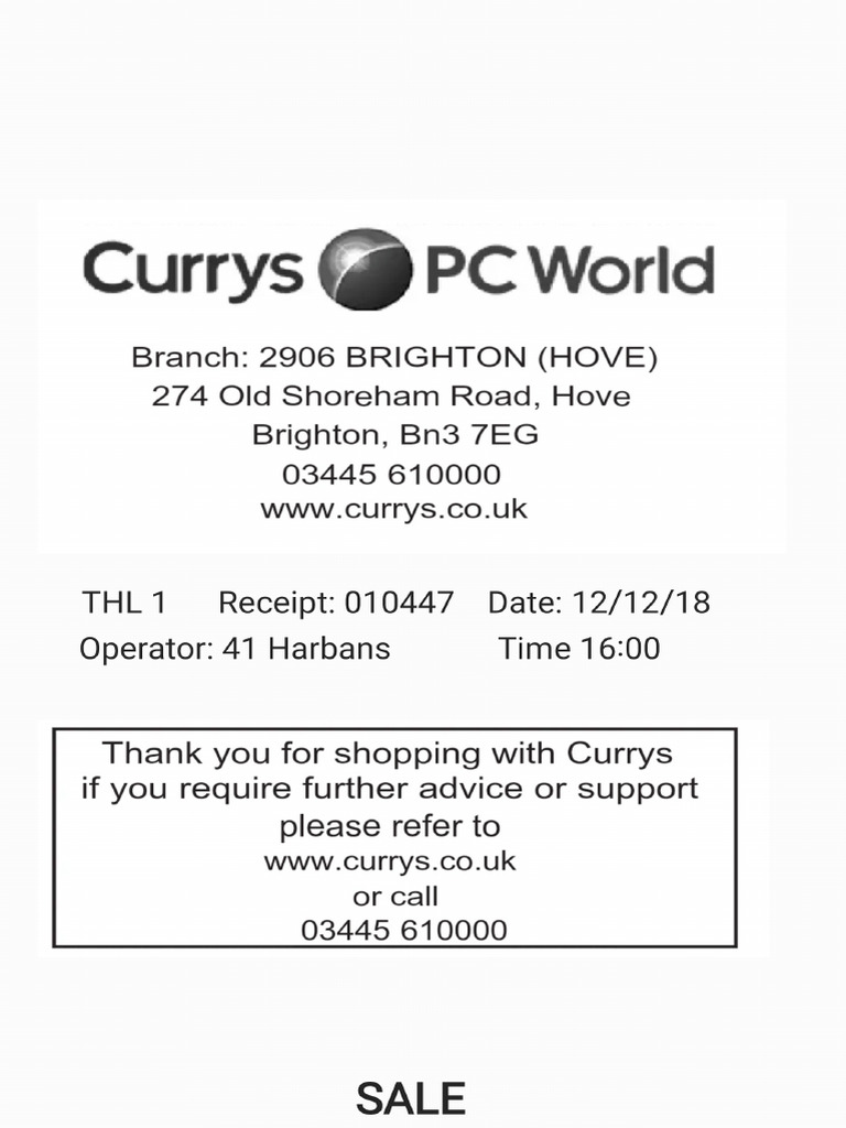 Currys | PDF