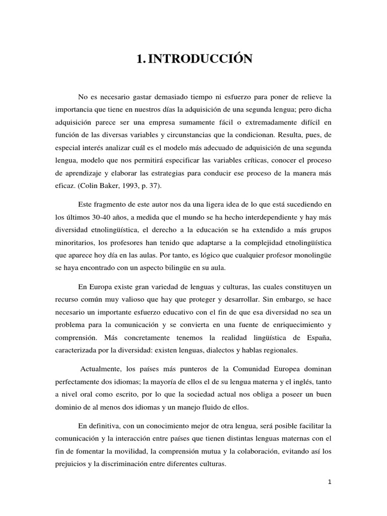 Tfg-O 88 | PDF | Multilingüismo | Plan de estudios