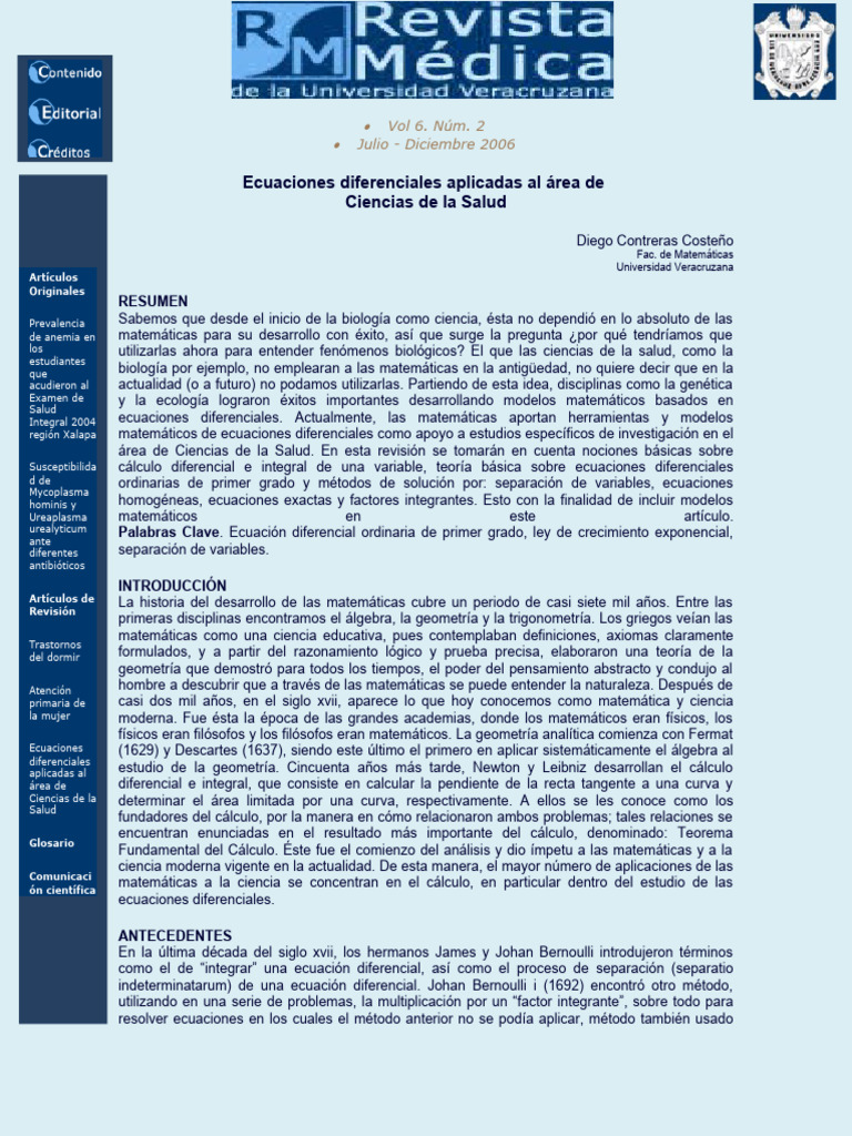 Ecdi CS | PDF | Ecuaciones | Ecuaciones diferenciales