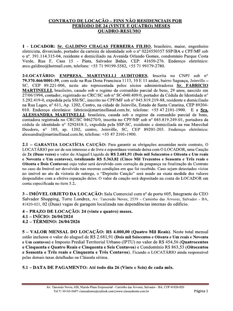 Contrato Assinado | PDF
