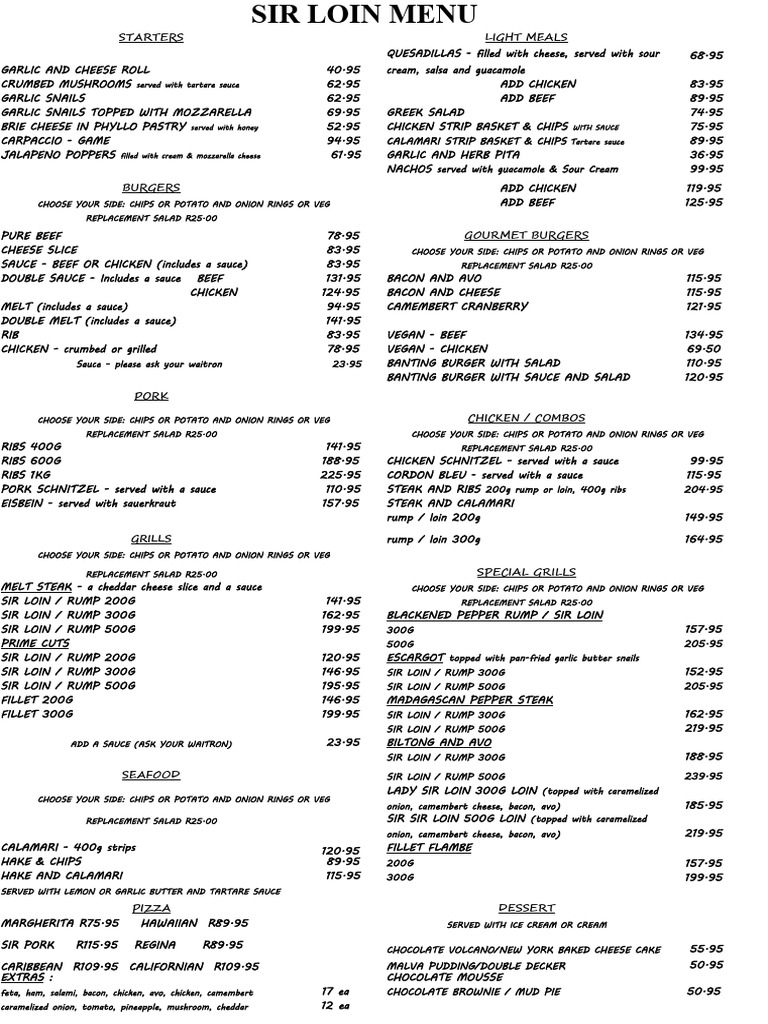 SL Lockdown Menu Feb 21 Website | PDF | Hamburgers | Rose