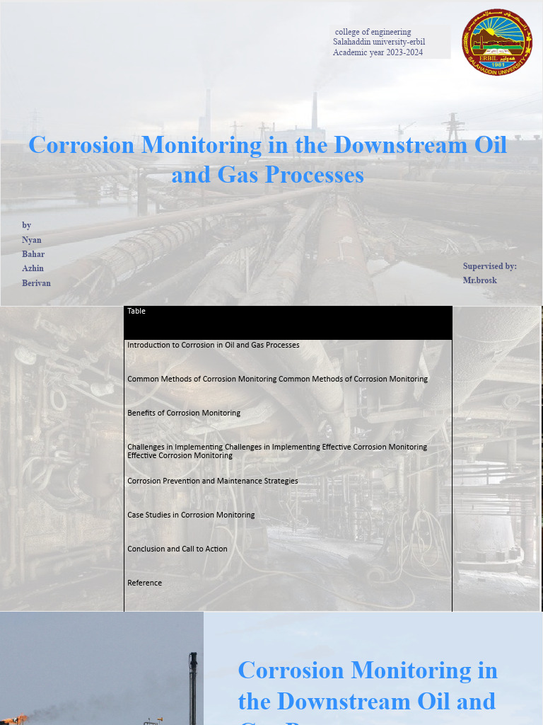 Corrosion Monitoring in Oil & Gas | PDF | Corrosion | Rust
