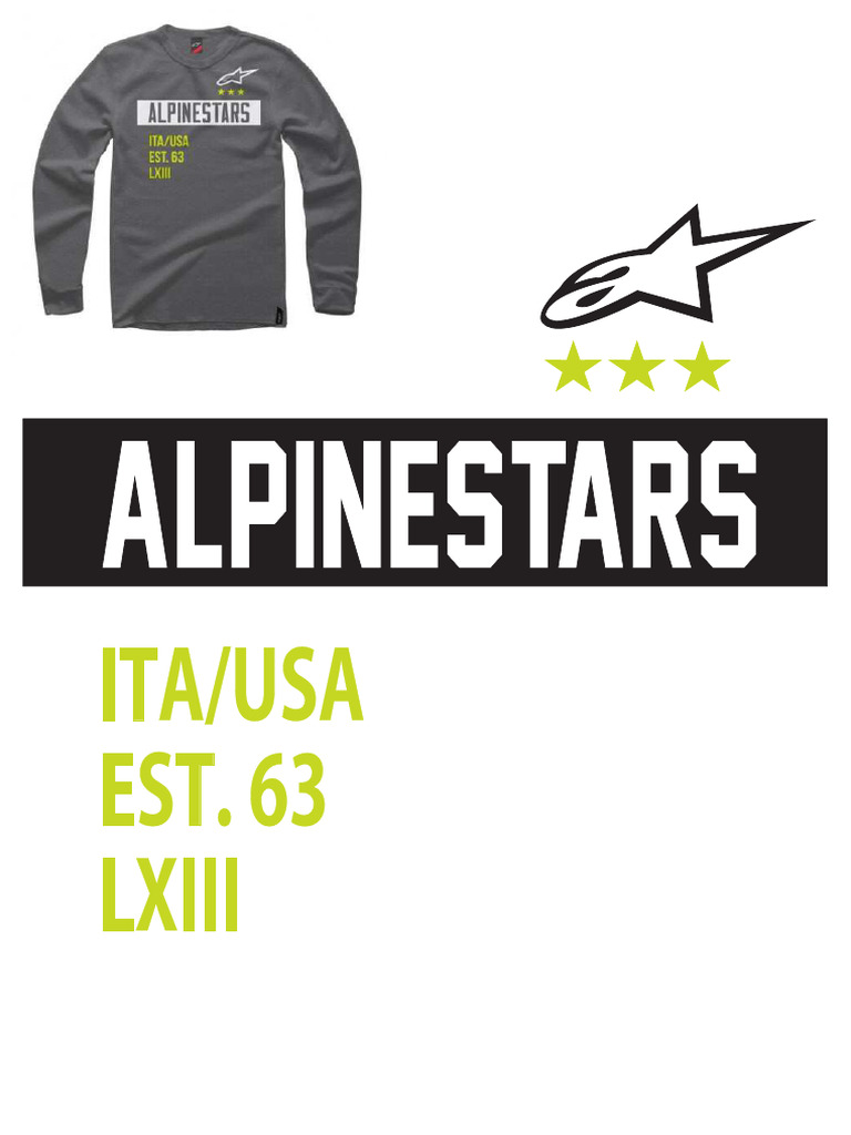 Playeras Alpinestar | PDF