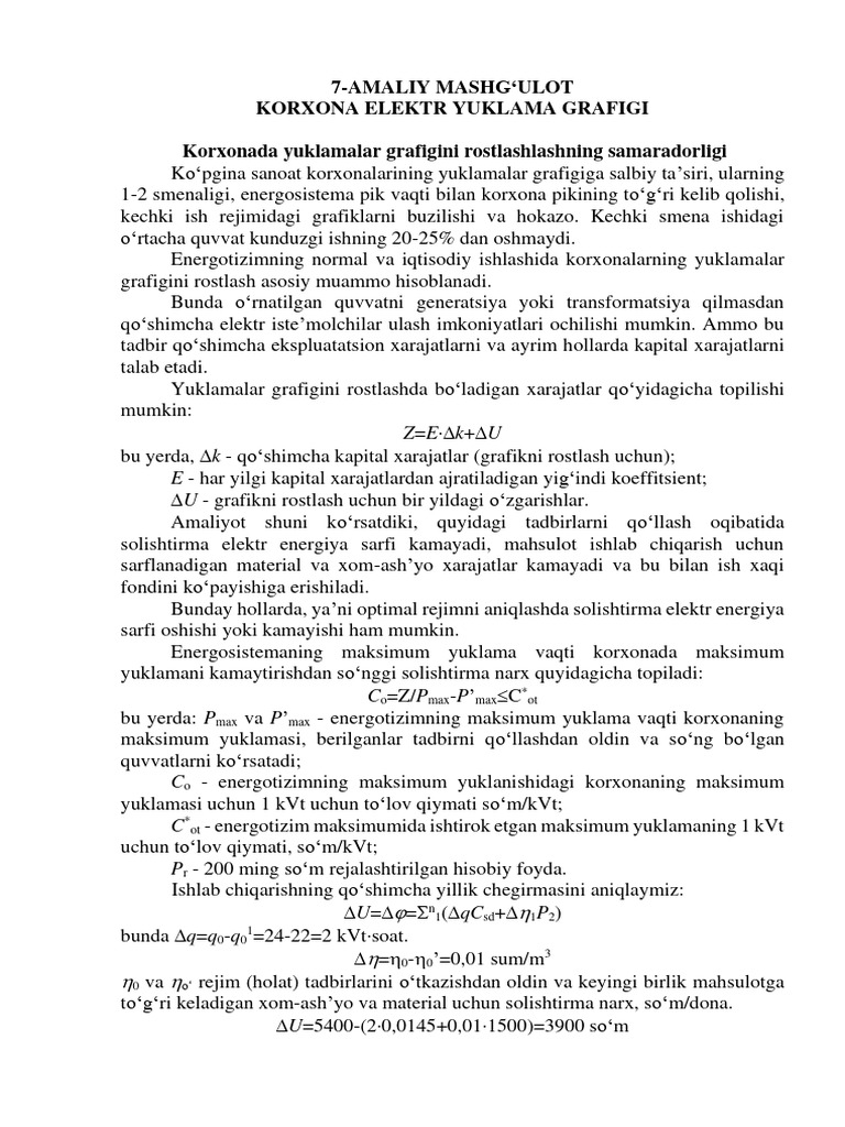 7-Amaliy Mashg Ulot | PDF