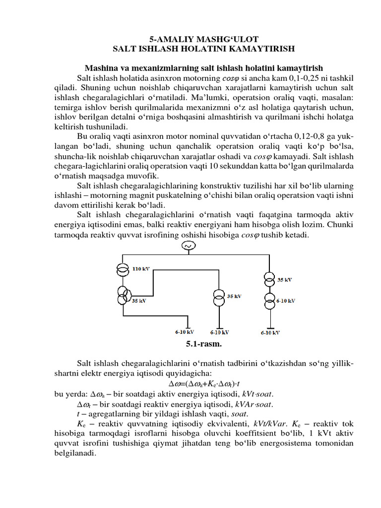 5-Amaliy Mashg Ulot | PDF