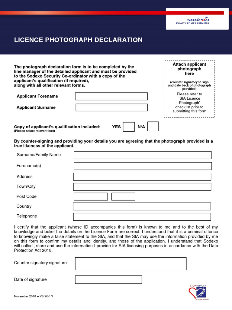 Photograph Declaration For Online Accounts v3 | PDF