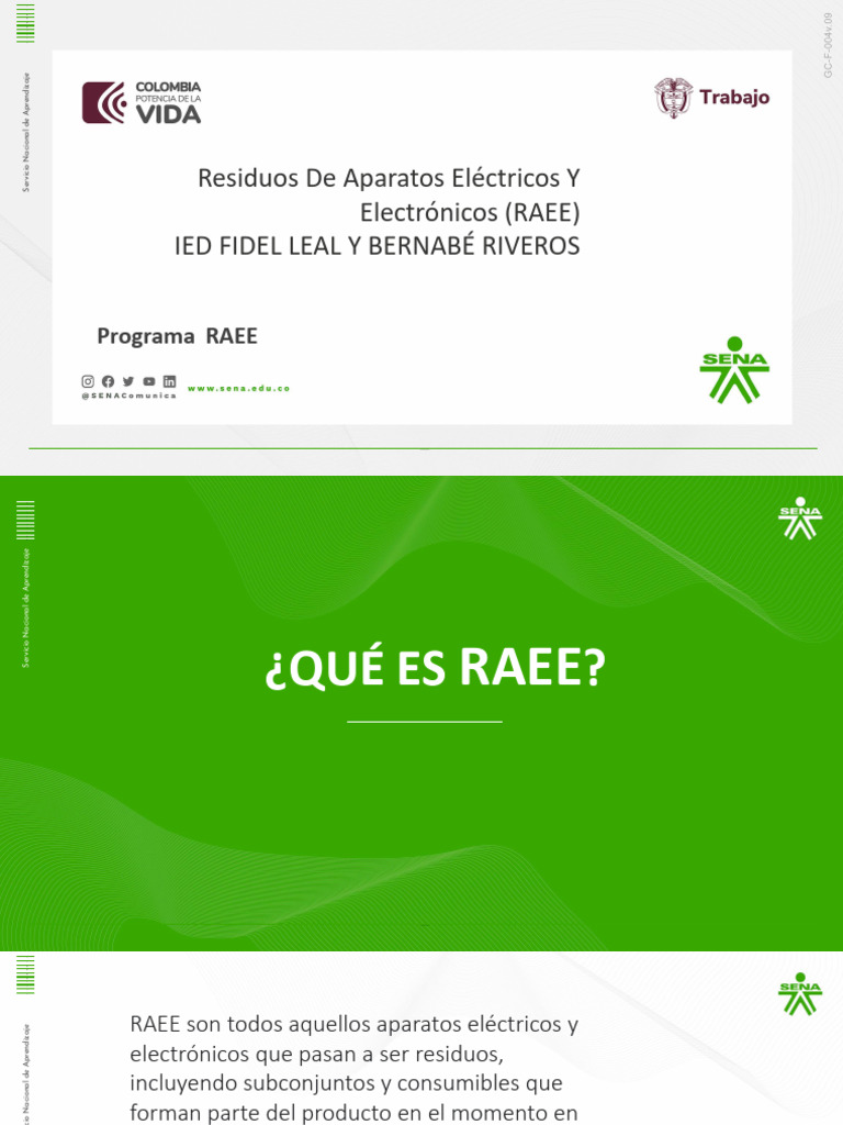 Definición de Línea Marrón en RAEE | PDF | Residuos