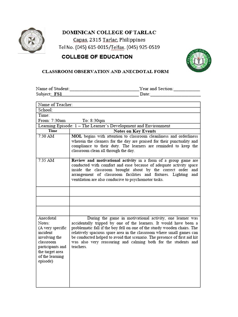 Updated Coa Form | PDF | Science & Mathematics