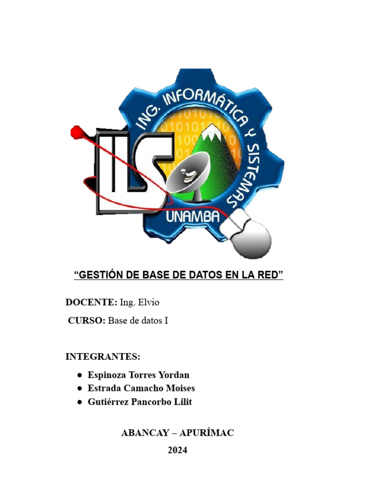 Monografia Basede Datos en Red | PDF | Bases de datos | Escalabilidad