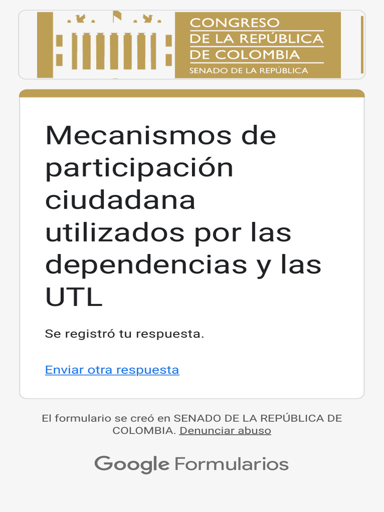 Mecanismos de Participación Ciudadana Utilizados Por Las Dependencias y Las UTL | PDF
