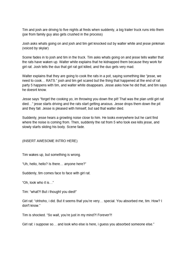rat party movie plot outline | PDF rat party movie plot outline | PDF