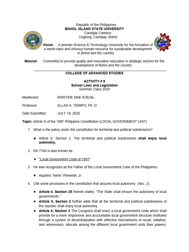 Activity 9 | Download Free PDF | Governance | Government