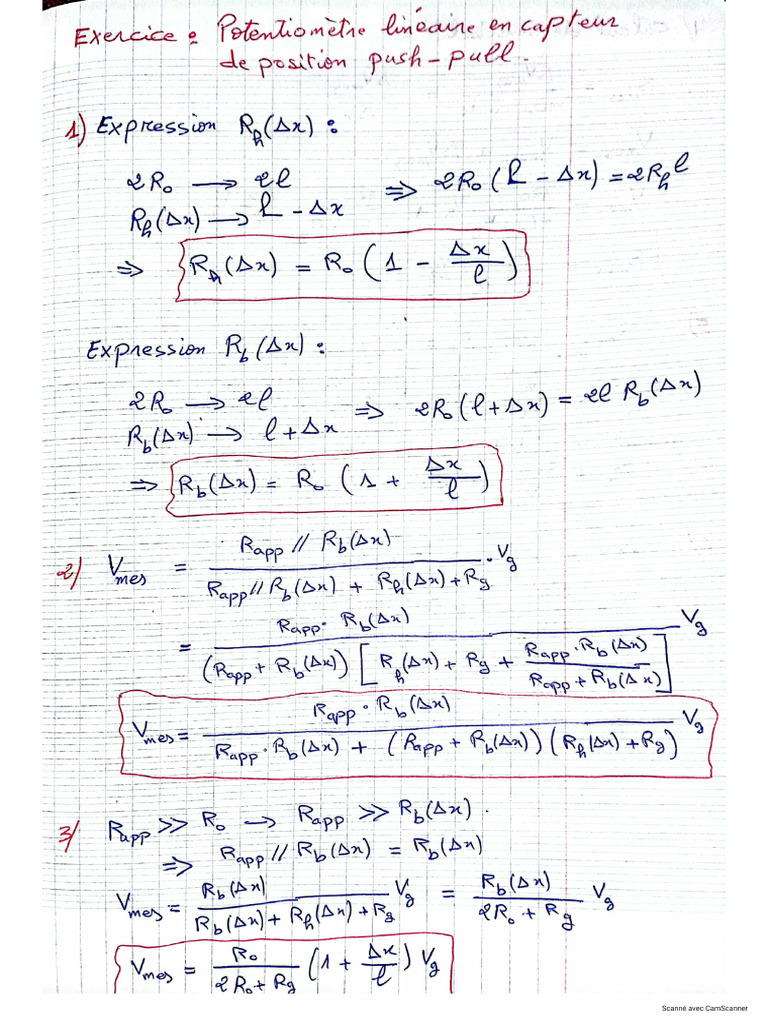 Correction TD Capteur | PDF