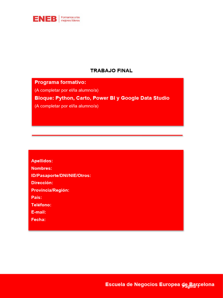 TF - Python, Carto, Power BI y Google Data Studio | PDF