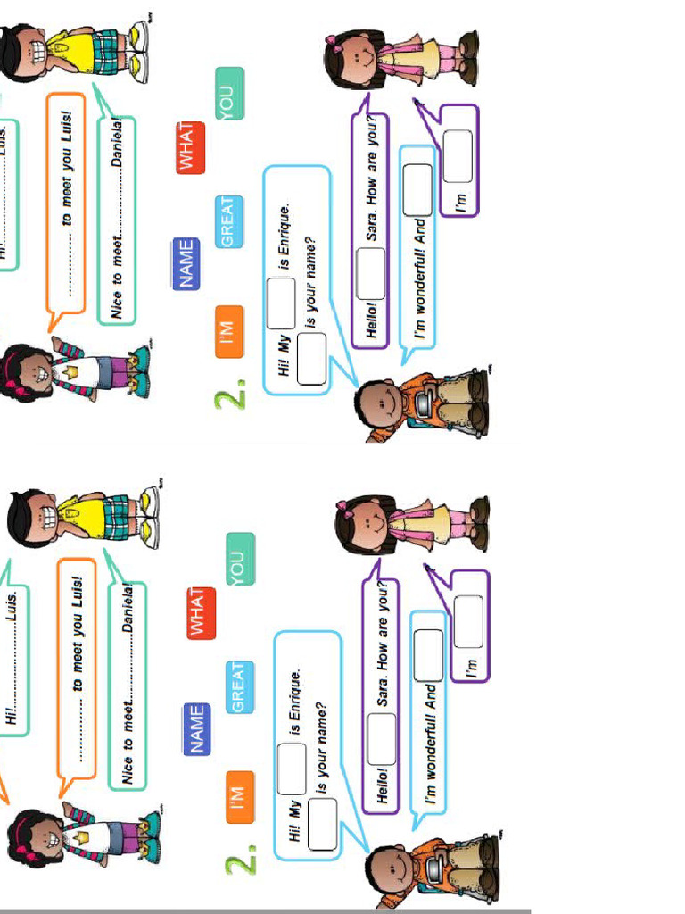 Greetings Dialogue | PDF