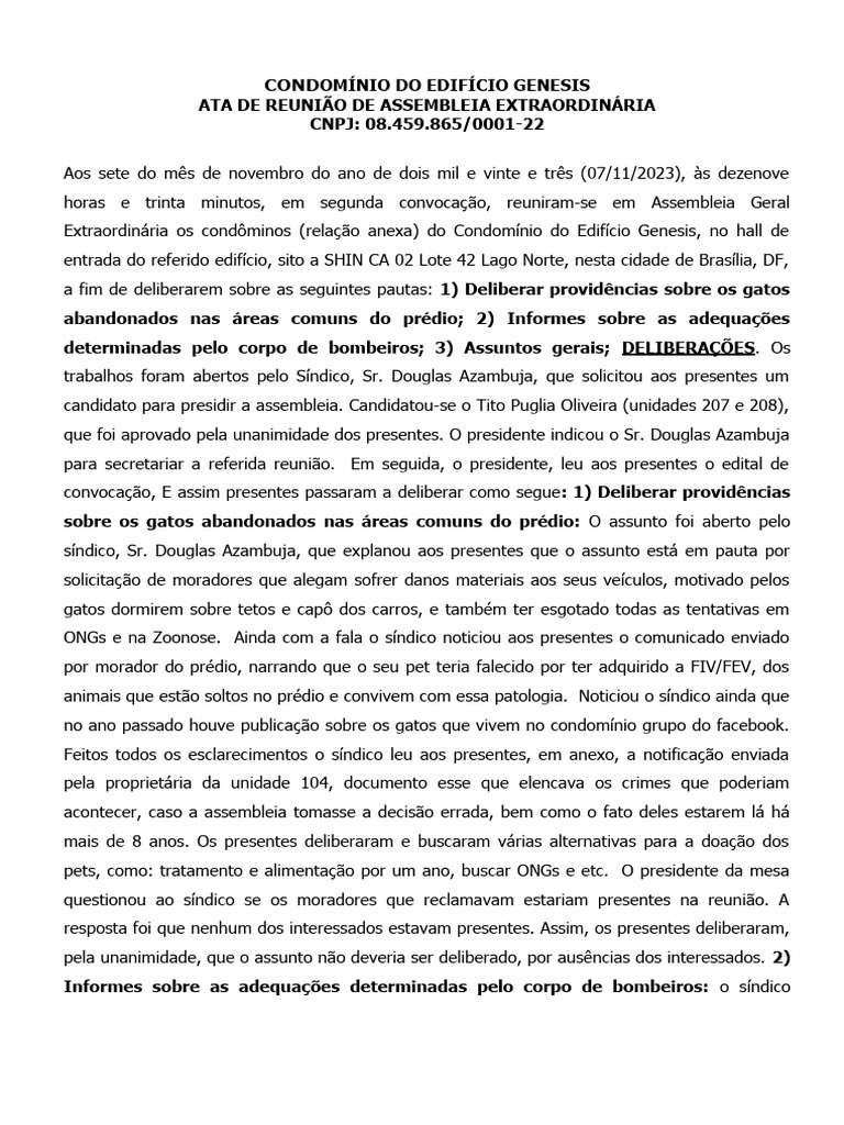 07-11-2023 2 | PDF | Condomínio 07-11-2023 2 | PDF | Condomínio