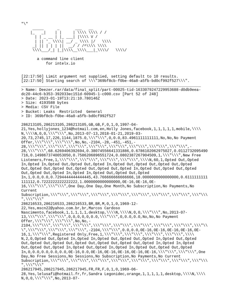 06 IntelX by @V1P1337 | PDF | I Phone | E Commerce