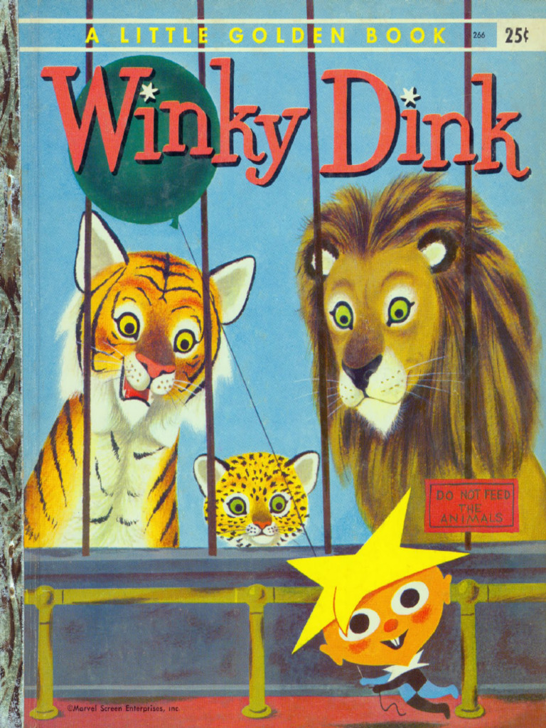 Richard Scarry - Winky Dink - Little Golden Book (1956) | PDF
