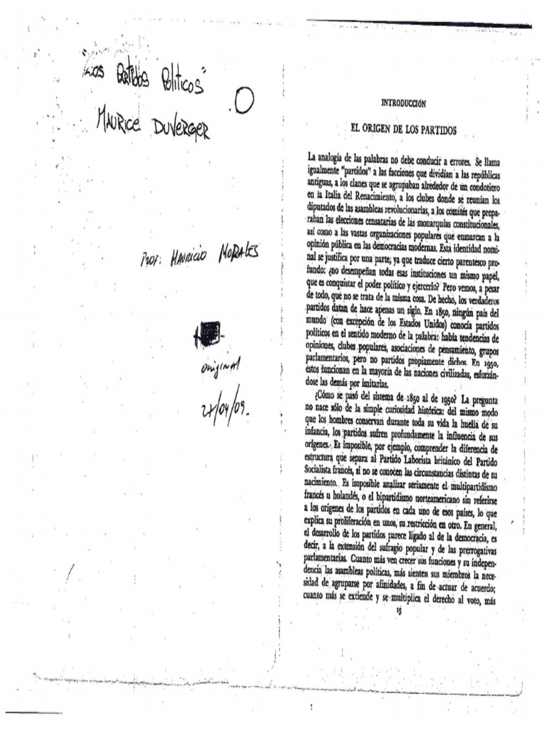 Duverger, pp15-90 | PDF