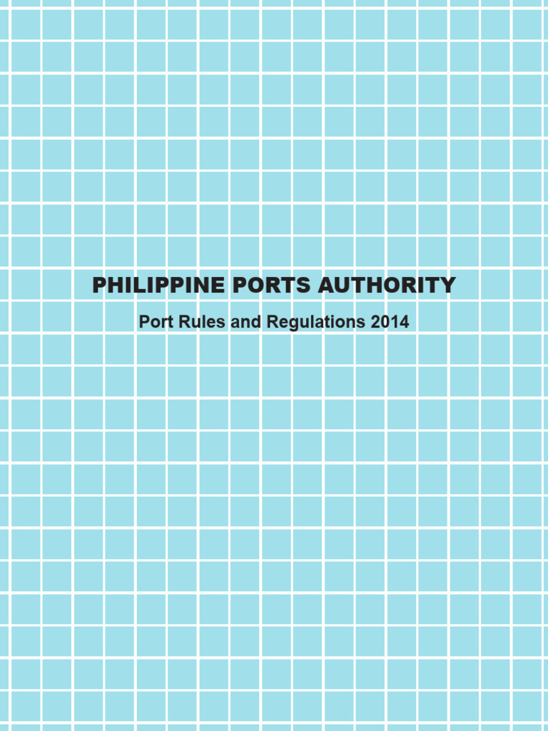 PPA-Port-Rules-and-Regulations-2014 | PDF