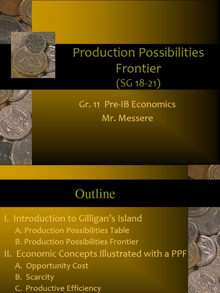 PP - Production Possibilities Frontier (2023) | Download Free PDF ...