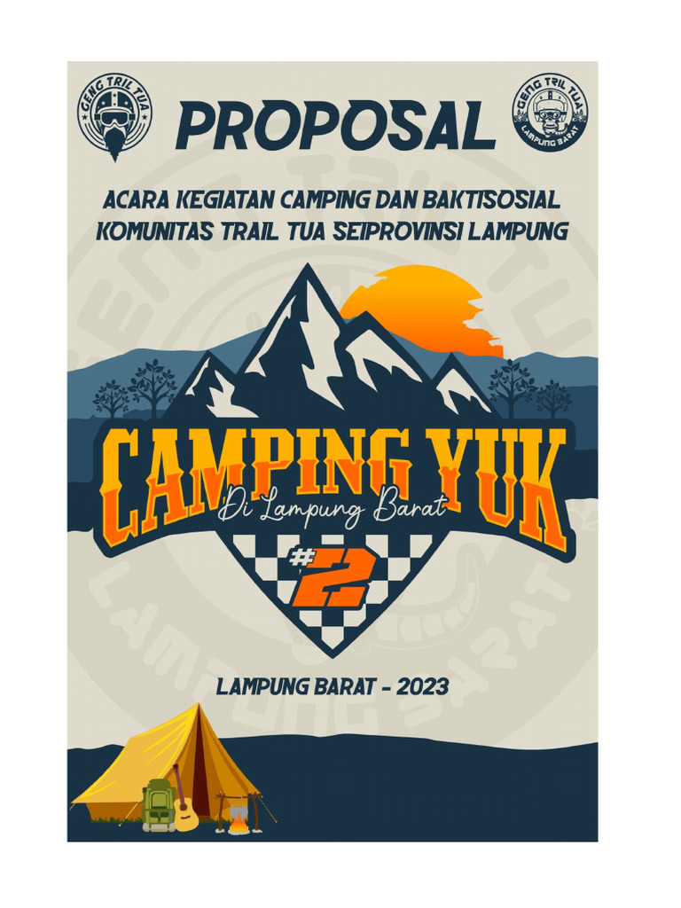 PROPOSAL Kmunitas Trail Tua-1 | PDF