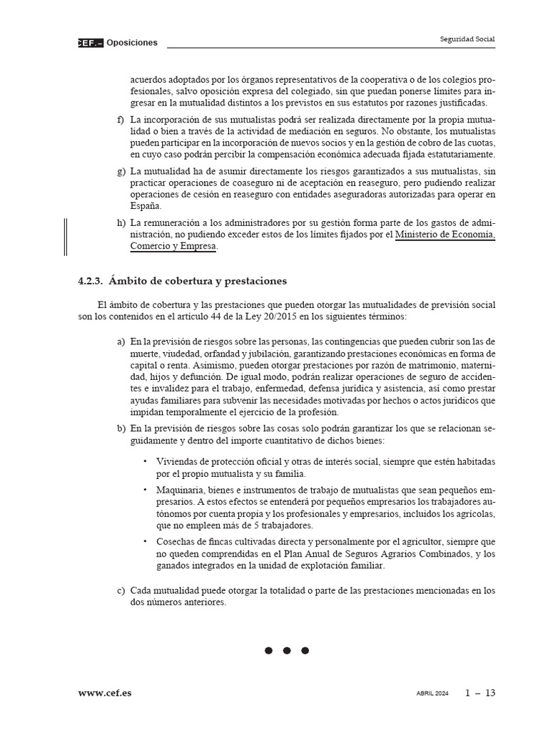 Tema 1 230424 | Descargar gratis PDF | Seguro | Organización mutua