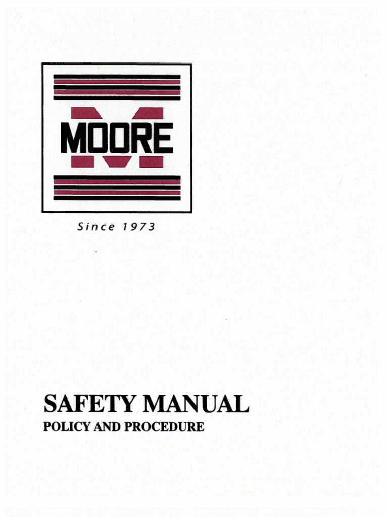 Moore Safety Manual | PDF | Stairs | Scaffolding