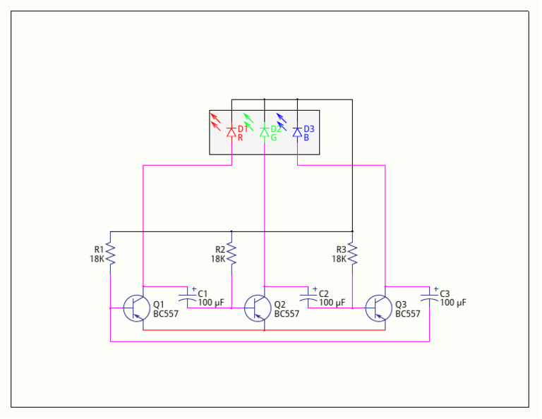 Simple RGB Controller Using Transistors | PDF