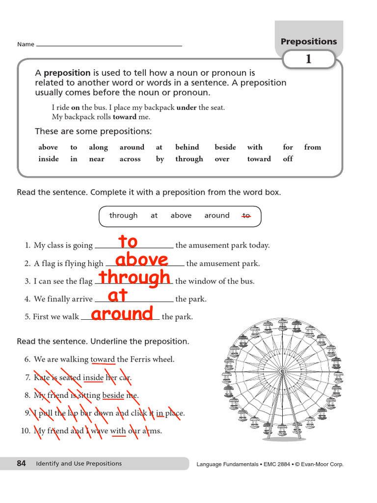 G4T302 Grammar Pract | PDF | Preposition And Postposition | Pronoun