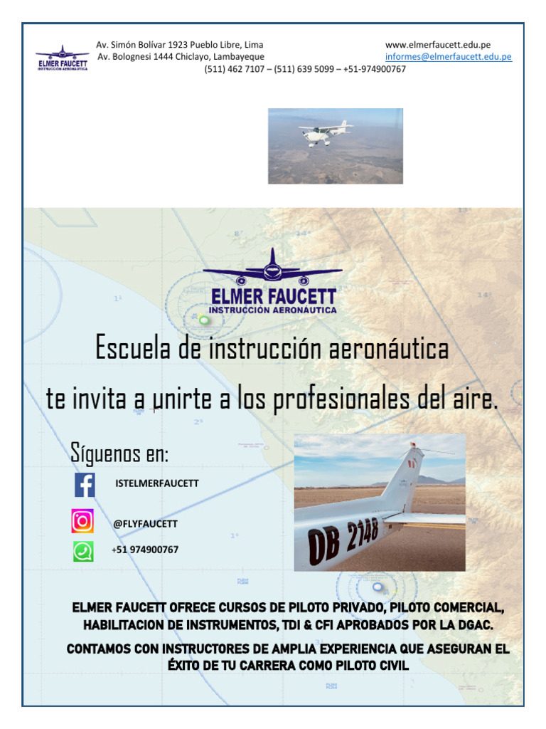 2023-34 Brochure Elmer Faucett 1 | PDF | Títulos y certificaciones ...