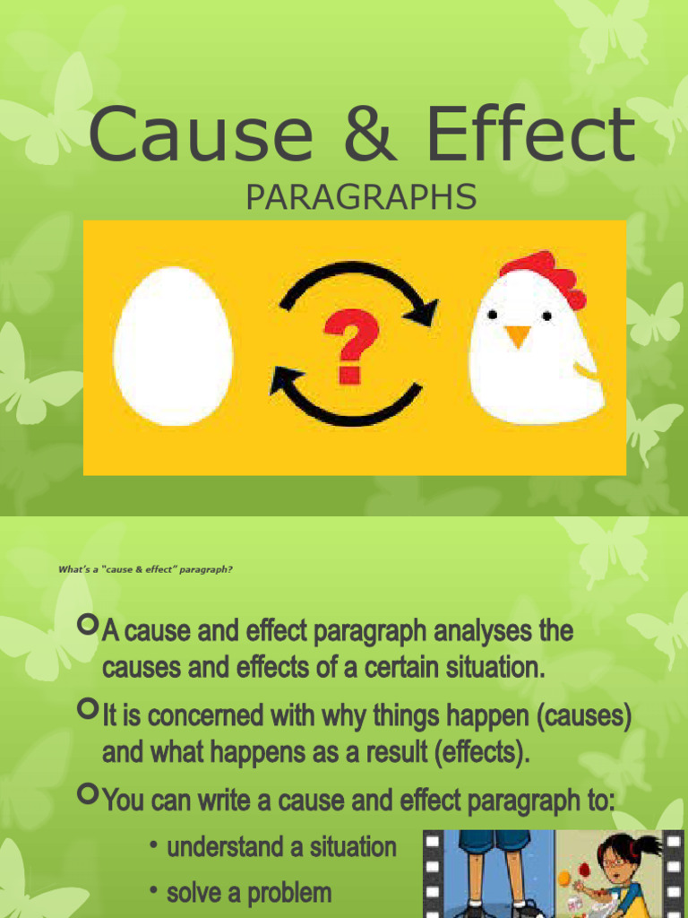 Cause & Effect Paragraphs | PDF | Anorexia Nervosa | Eating Disorder