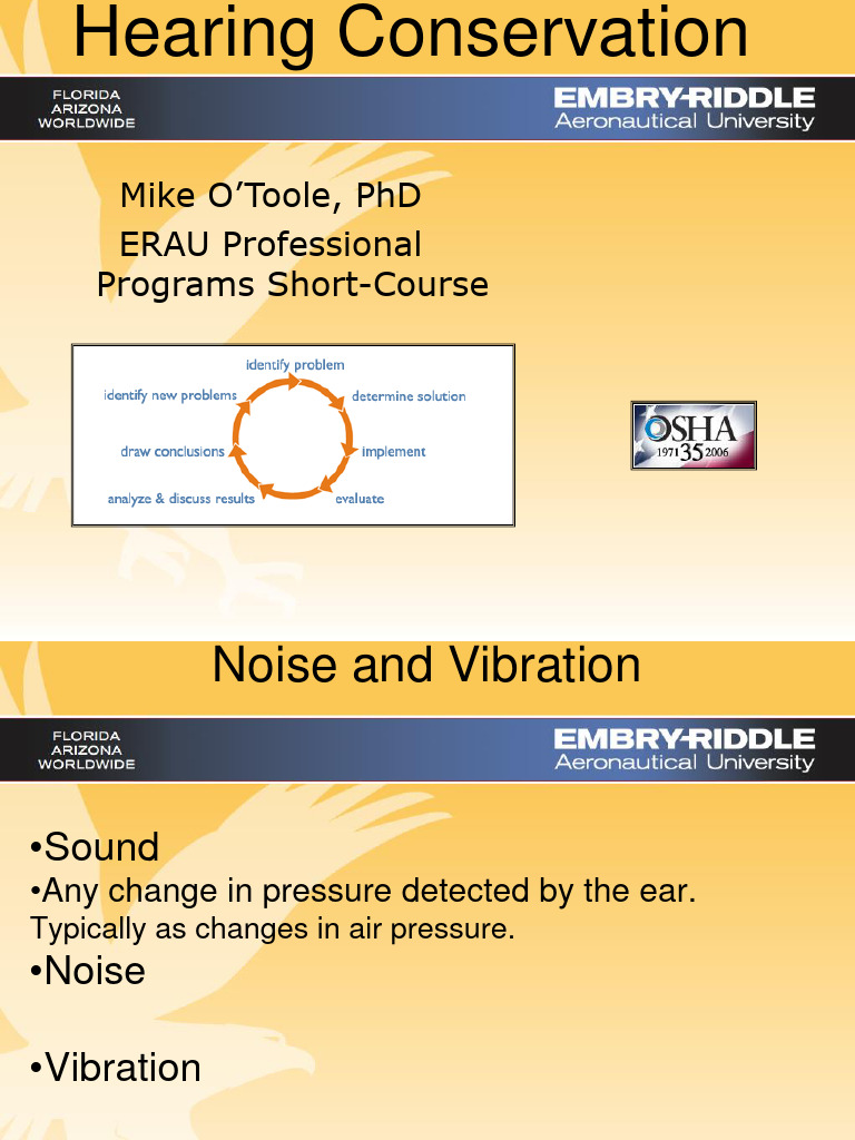 Unit 25 - Hearing Conservation | PDF | Noise | Decibel