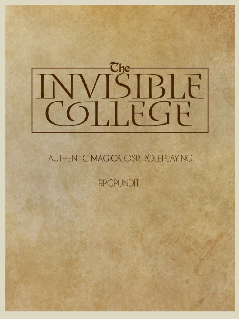 The Invisible College | PDF