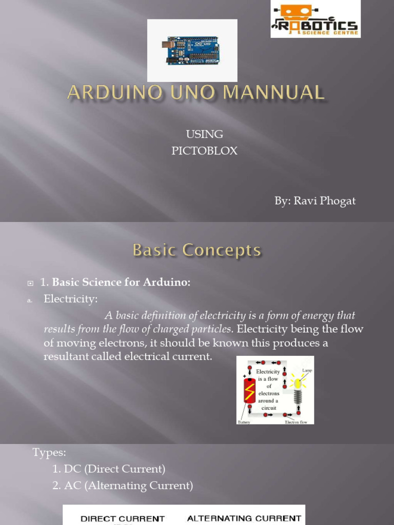 aRDUINO mANNUAL | PDF | Science & Mathematics