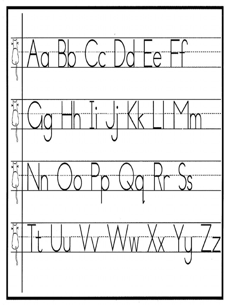 Letter Chart Cat | PDF